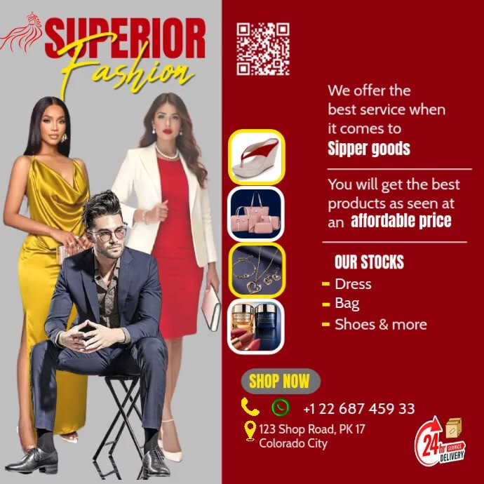 Copy of dress and fashion store flyer template | PosterMyWall