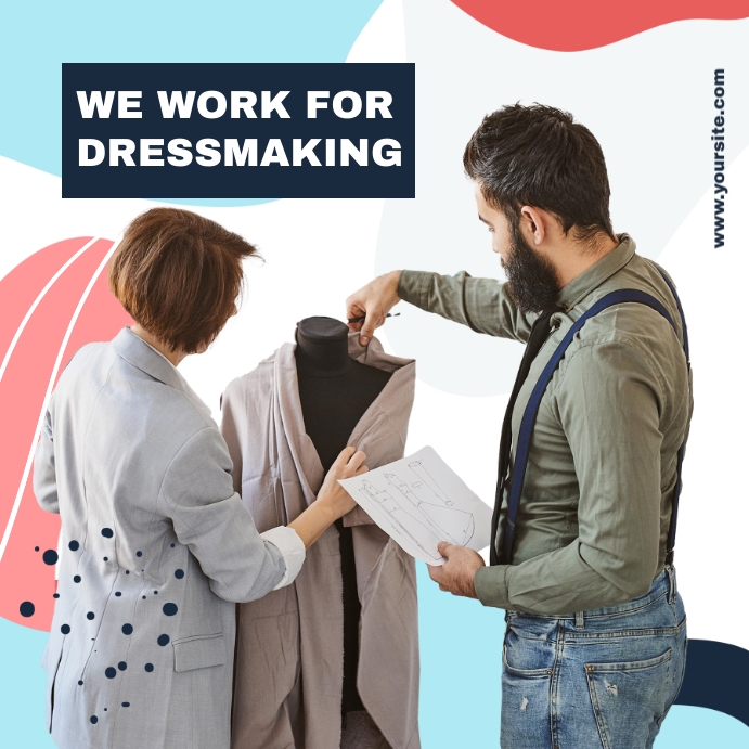 Dressmaking Ads Template | PosterMyWall