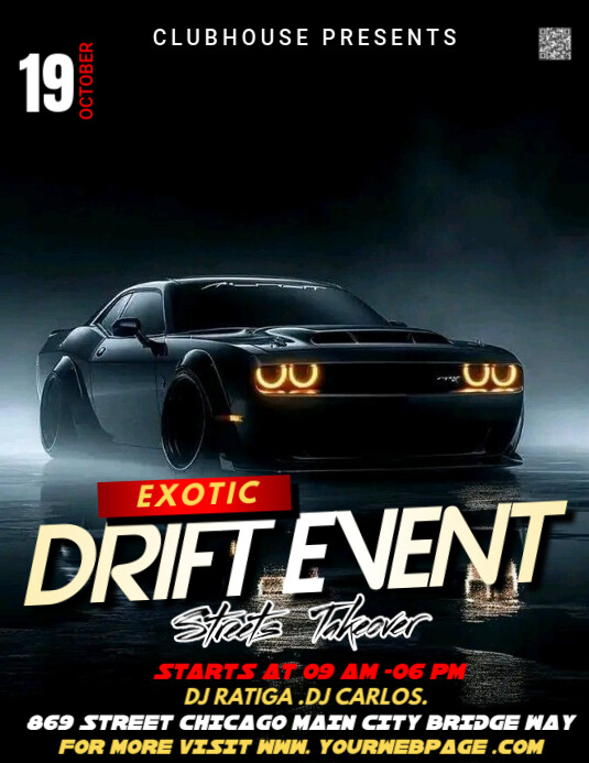 drift racing posters Template | PosterMyWall