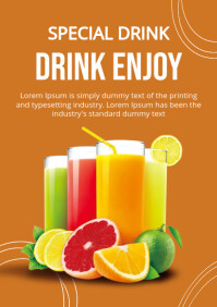 Drink Banner Template | PosterMyWall