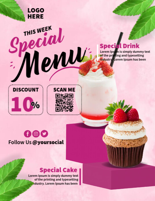 Drink Ads Templat | PosterMyWall