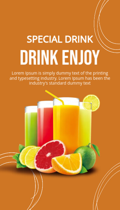 Drink Business Card Template | PosterMyWall