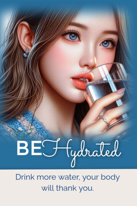 Drink water Template | PosterMyWall
