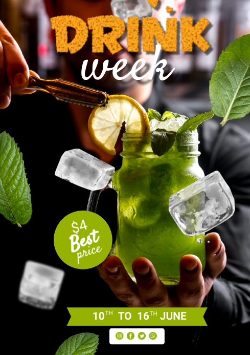 drink week Template | PosterMyWall