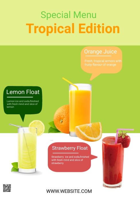 Drinking menu Template | PosterMyWall