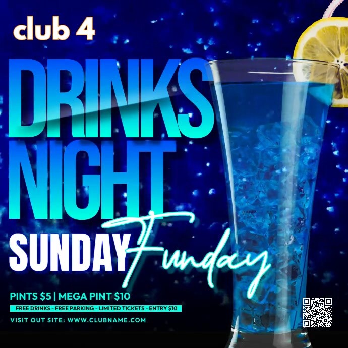 Drinks Night Template | PosterMyWall