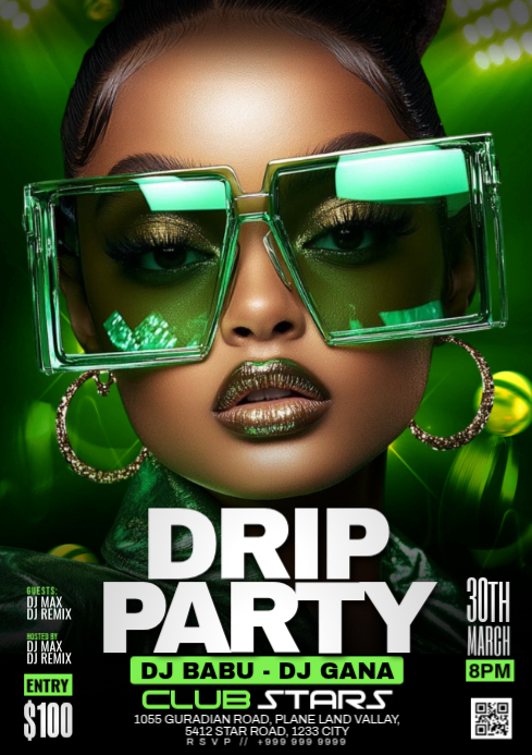 Copy of Drip Night Party A1 | PosterMyWall