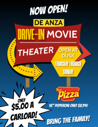 DRIVE IN Template | PosterMyWall
