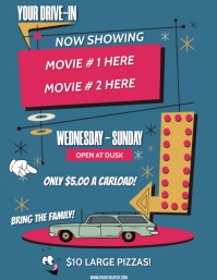 DRIVE IN Template | PosterMyWall