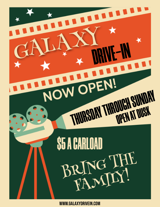 DRIVE IN Template | PosterMyWall
