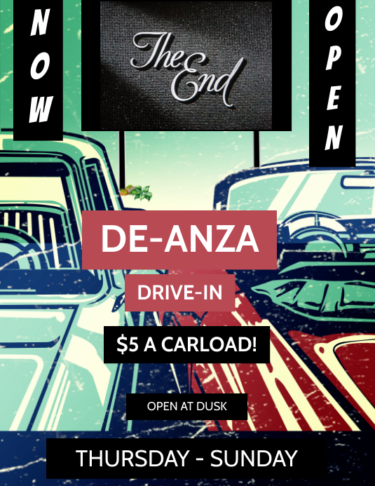 DRIVE IN Template | PosterMyWall