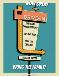 DRIVE IN Template | PosterMyWall