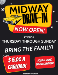 DRIVE IN MOVIE Template | PosterMyWall