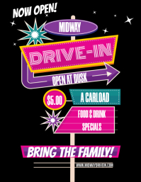 DRIVE IN Template | PosterMyWall