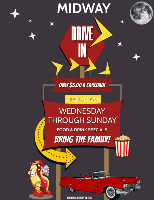 DRIVE IN | PosterMyWall