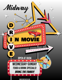 DRIVE IN Template | PosterMyWall