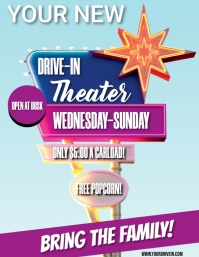 DRIVE IN Template | PosterMyWall