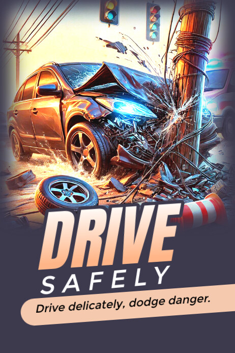 Drive safely Template | PosterMyWall