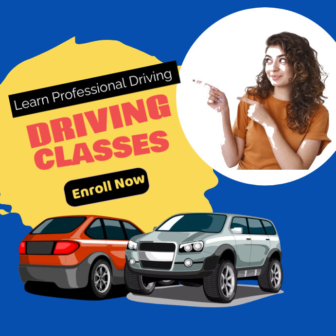 Driving classes Instagram post Template | PosterMyWall