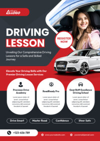 Driving Course Flyer Template | PosterMyWall