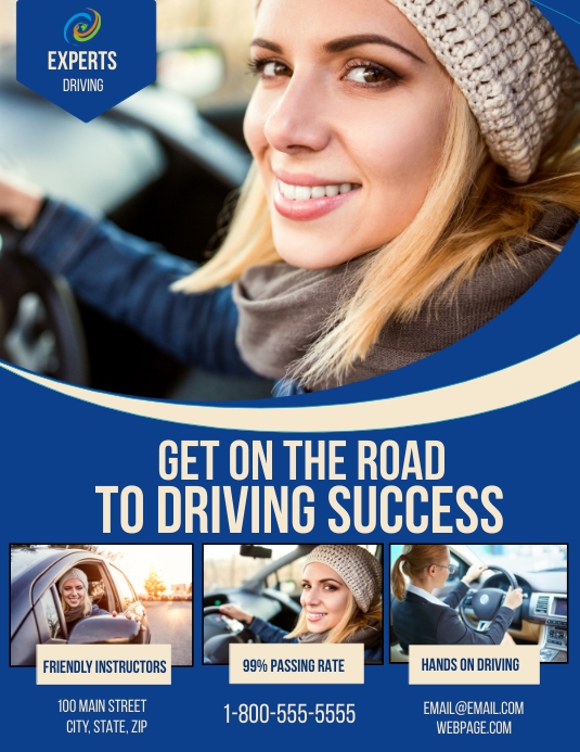 Driving Lessons Template | PosterMyWall