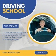 Driving School Ads Template | PosterMyWall