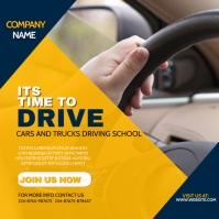 DRIVING SCHOOL Template | PosterMyWall