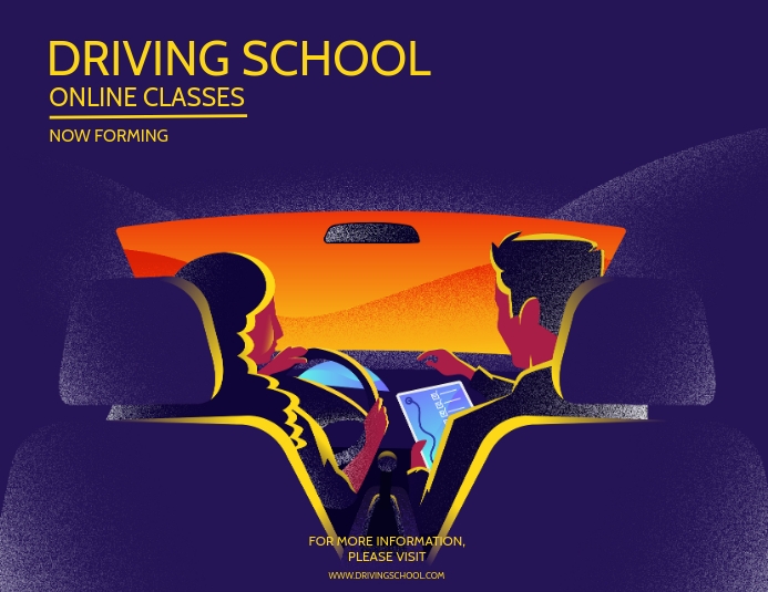 Copy of DRIVING SCHOOL | PosterMyWall