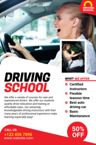 Driving School Poster Template | PosterMyWall
