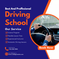 DRIVING SCHOOL TEMPLATE | PosterMyWall