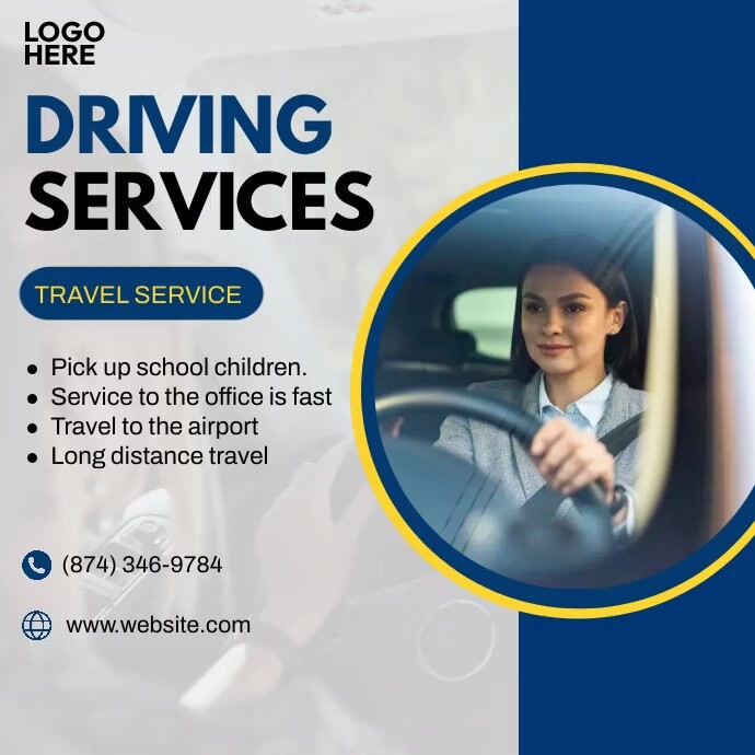 Driving Services Template | PosterMyWall