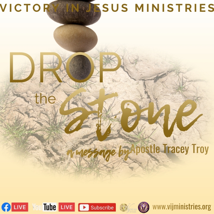 Drop the Stone Template | PosterMyWall