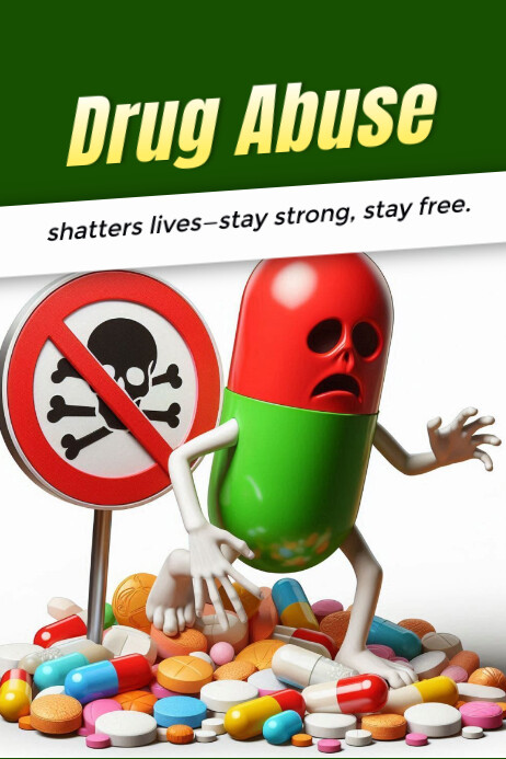 Drug abuse Template | PosterMyWall