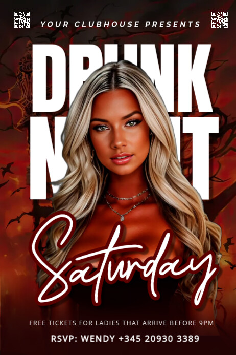 DRUNK NIGHT ADS Template | PosterMyWall
