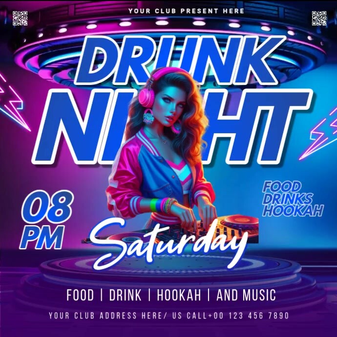drunk night Template | PosterMyWall