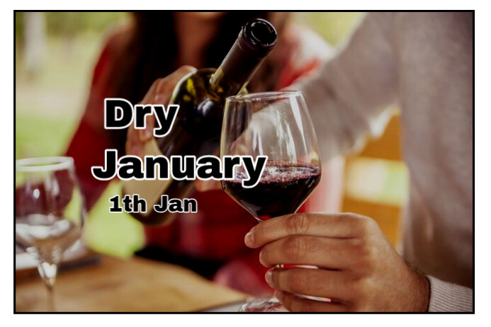 Modèle Dry January | PosterMyWall