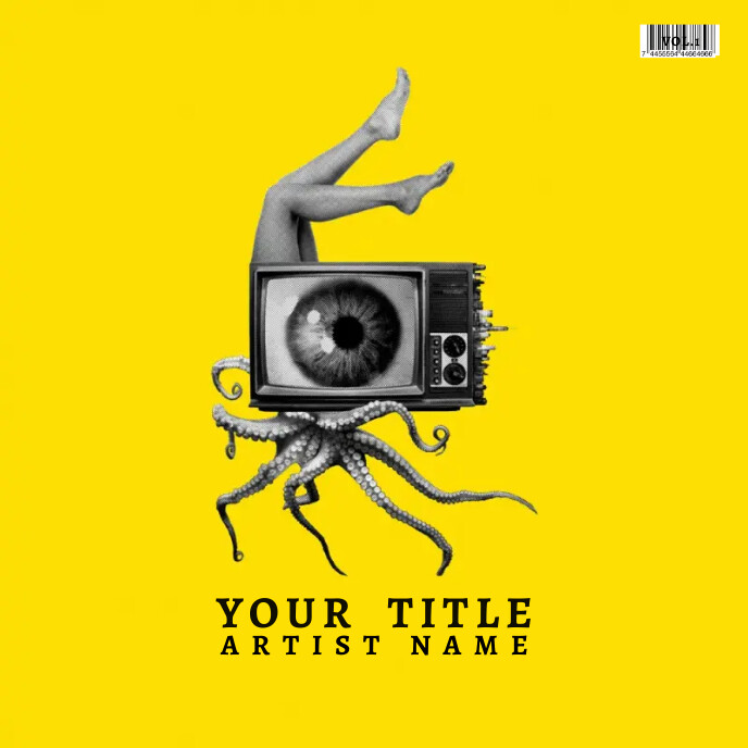 DSQ - Single Mixtape Song EP Album Cover Art Template | PosterMyWall