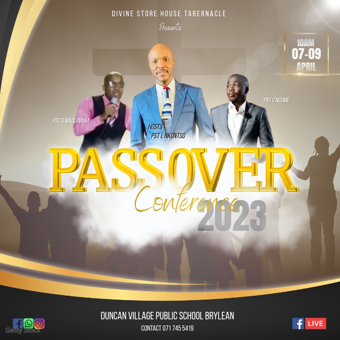 DST Passover Template | PosterMyWall