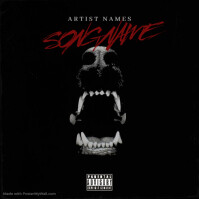 PS - Single Mixtape Song EP Album Cover Art A Template | PosterMyWall