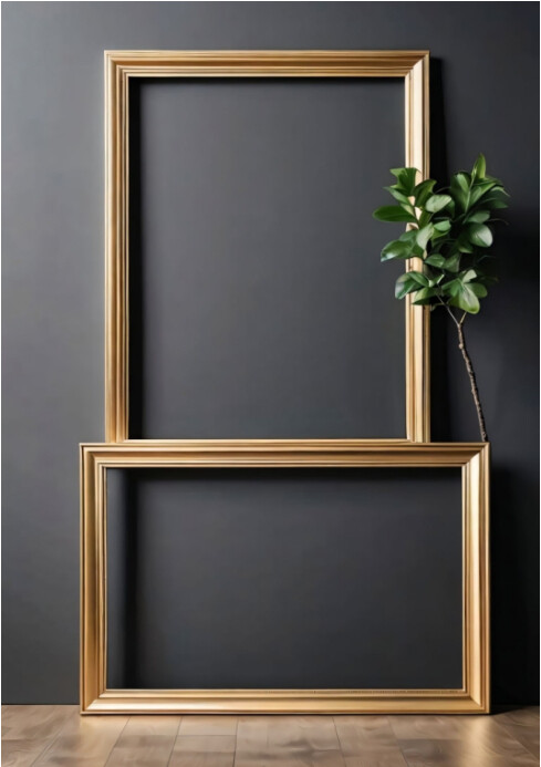 Dual photo frame Template | PosterMyWall