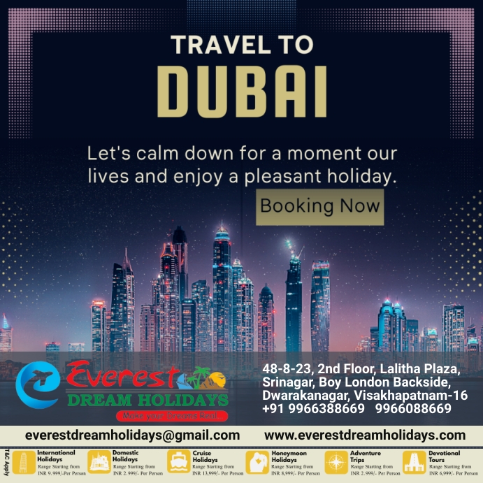 Dubai Template | PosterMyWall