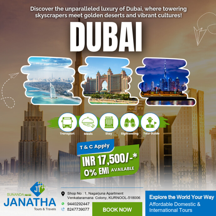 Dubai Instagram Post Template | PosterMyWall