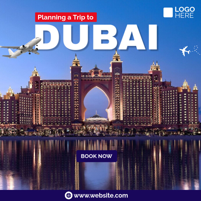 Dubai Travel Template | PosterMyWall