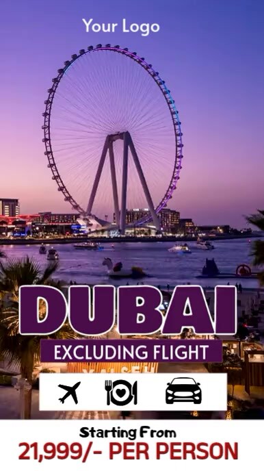 Dubai Video Instagram Reel Template | PosterMyWall