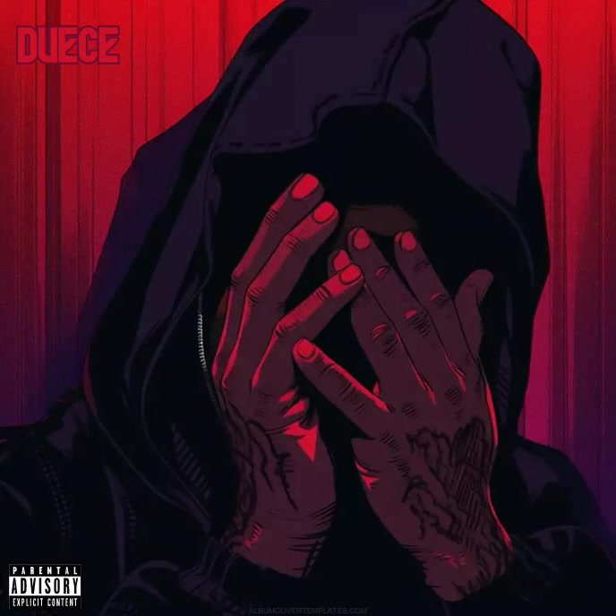 DUECE Album Cover Design template hoodie | PosterMyWall