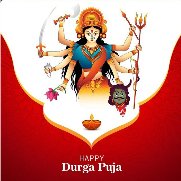 Durga puja Template | PosterMyWall