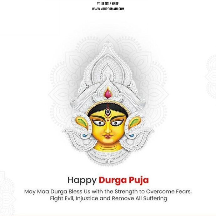 Durga Puja Template | PosterMyWall