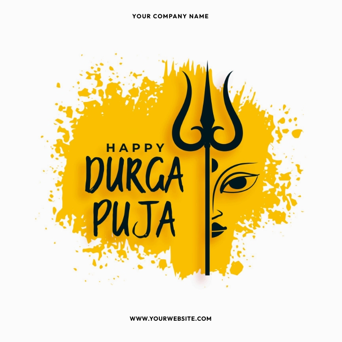 Durga Puja Template | PosterMyWall