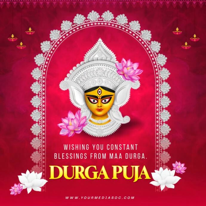 durga puja Template | PosterMyWall