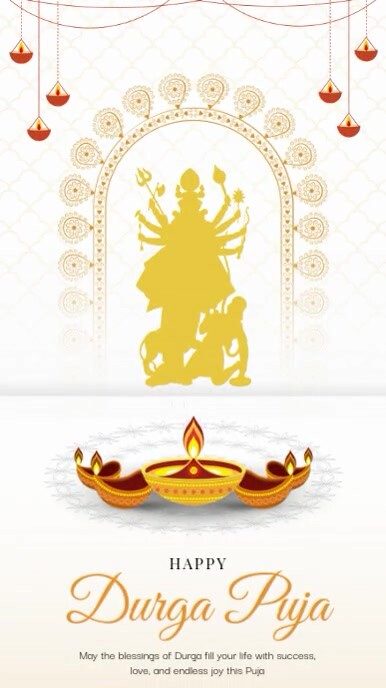 durga puja Template | PosterMyWall
